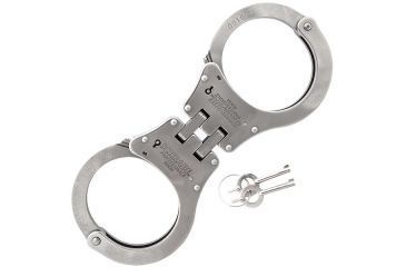 Schrade Chain Link Handcuffs,Hinged,Stainless Steel | Free Shipping ...