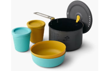 Sea to Summit Frontier UL 2L One Pot Cook Set - 5 Piece/2 Person | w ...