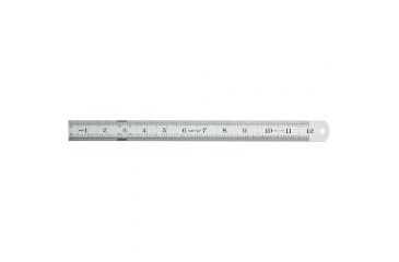 Shop Fox 1/ 300mm 2-Sided Aluminum Ruler | Free Shipping over $49!