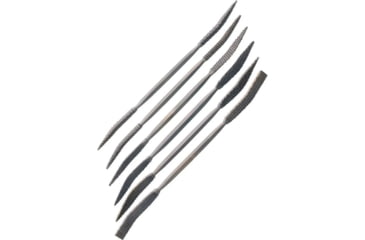 Shop Fox Double-Ended Riffler Rasp Set, Medium Cut Teeth, 6 Pcs | Free ...