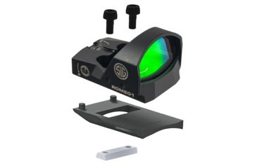 SIG SAUER Romeo1 1x30mm Reflex Red Dot Sight, 3 MOA Dot Reticle, 1 MOA ...