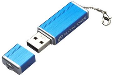 Silicon Power ULTIMA II-N Series Blue, LED USB Flash Drive - 512MB ...