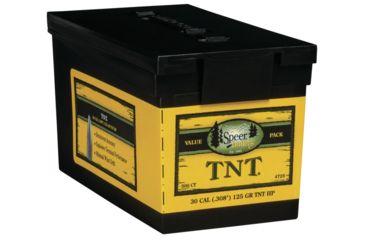 Speer Bullets TNT 30 Caliber .308 125 GR Jacketed Hollow Point (JHP ...