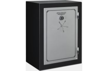 Stack-On 54 Total Defense Gun Safe w/ Door Storage, Large, Matte Black ...