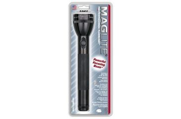 MagLite S3C016 Standard MagLite 3C Black Flashlight - Blister Pack ...