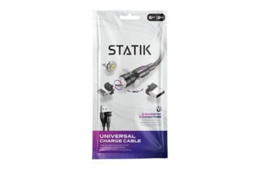 Statik 360 Universal Charge Cable w/ 3 Rotating Magnetic Connectors 6ft ...