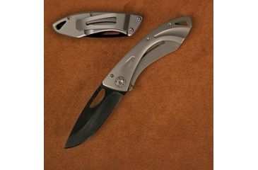 Stone River Gear Ceramic Money Clip Folding Knife with Titanium Handle ...