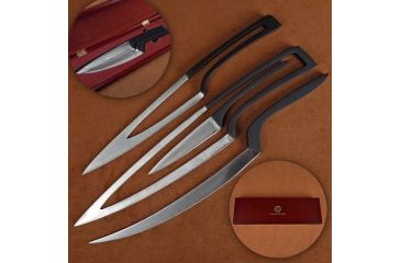 Stone River Gear New Age 4pc Kitchen Cutlery Set w/ Storage Box | 5 ...