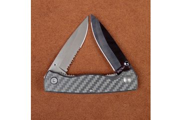 Stone River Gear Two Blade Folding Knife Ceramic and Steel Blade | Free ...