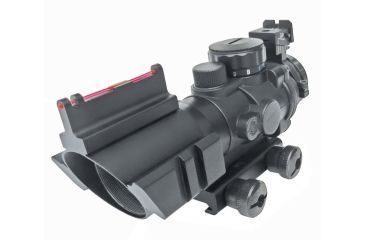 Sun Optics 4x32 Prismatic IR Red Dot Sight w/ Fiber Optic Sights | 4.5 ...