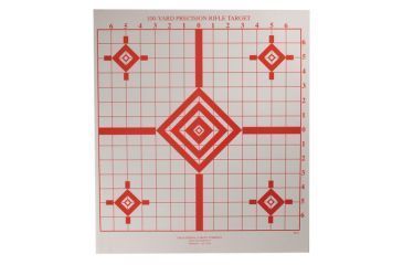 Target Barn ST-4 Rifle Sighting Targets With Grids 100 Per Pack | Free ...