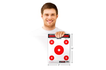 Thompson Target Bright Lightning 9x12in Paper Shooting Targets - 50 ...