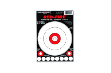 Thompson Target Red-Fire 6.5x9in Adhesive Peel & Stick Targets | Free ...