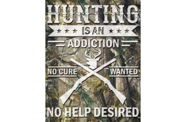 Tin Signs Hunting Addiction Sign | Free Shipping over $49!