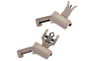 Troy Tritium 45deg Flip Up Offset Sight Set, M4 Front & Dioptic Rear ...