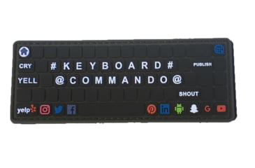 TUFF Products KeyBoard Commando PVC Patch | Free Shipping over $49!