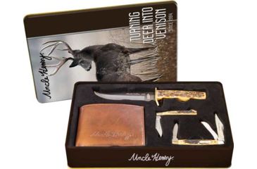 Uncle Henry Old Timer Knife Le Gift Set W/ 3 Knives & Wallet Promo Q4