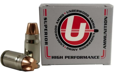 Underwood Ammo .357 Sig 115 Grain Solid Monolithic Nickel Plated Brass ...