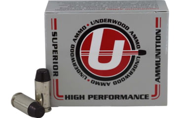 Underwood Ammo .40 S&W 200 Grain Coated Hard Cast Nickel Plated Brass ...
