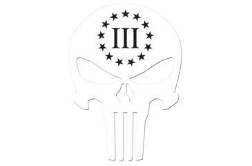 United States Tactical Stickers - 3 Percenter Skull | Free Shipping ...