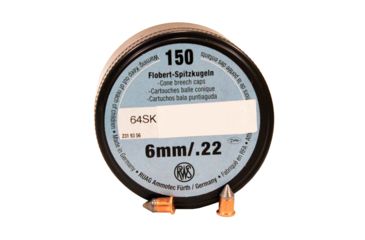Walther RWSF .22 L.R,6mm CB Cap Conical 150 ct 2319356