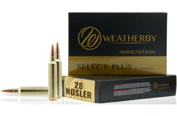 Weatherby .280 Nosler 150 Grain Polymer Tipped Rifle Ammunition ...