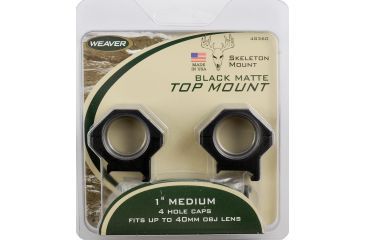 Weaver Four Hole Skeleton Ring - Weaver 1 inch/30MM Rings | Up to 33% ...