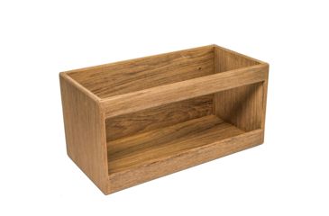 Whitecap Teak Hardcover Book Rack | 40% Off w/ Free S&H