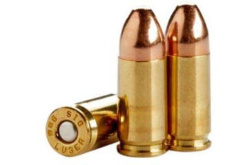 Wilson Combat 9mm 147 Grain Full Metal Jacket Brass Pistol Ammunition ...
