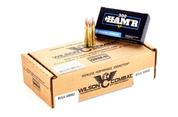 Wilson Combat Barnes TTSX 300 HAM'R 110 Grain Brass Cased Rifle Ammunition