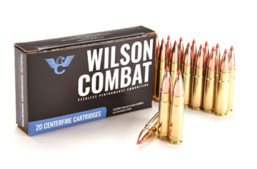 Wilson Combat Hornady V-MAX .300 AAC Blackout 110 Grain Brass Cased ...