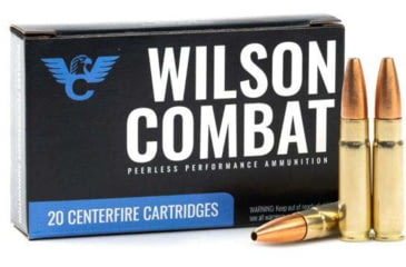Wilson Combat Lehigh Defense CC .300 AAC Blackout 125 Grain Flat Base Hollow Point Brass Cased ...