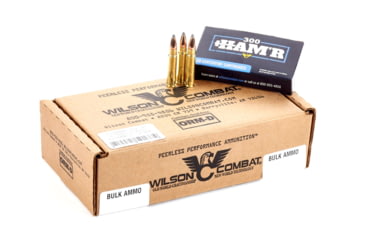 Wilson Combat Speer SP 300 HAM'R 110 Grain Brass Cased Rifle Ammunition ...