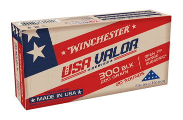 Winchester 300 Blackout 200 Grain Open Tip - Range Brass Rifle ...