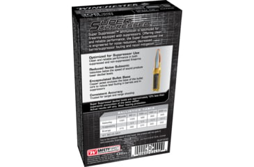 Winchester Super Suppressed .308 Winchester 168 grain Subsonic Open Tip ...