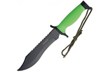 Z-Hunter Sawback Black Fixed Blade Knife