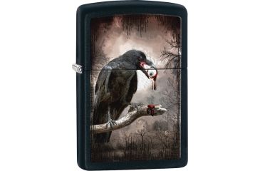 Zippo Goth-Raven Eyeball Black Lighter | Free Shipping over $49!