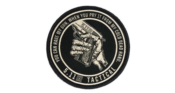 5.11 Tactical Cold Dead Hands 45 Patch, Black, 1