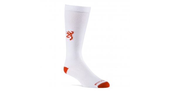 Browning Socks Mens Liner Sock, White, L