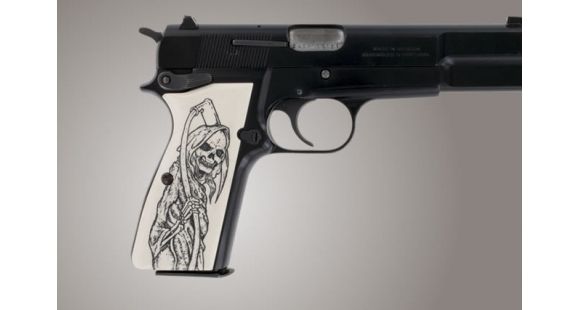 Hogue Browning Hi-Power Scrimshaw Ivory Polymer - - 1 out of 11 models