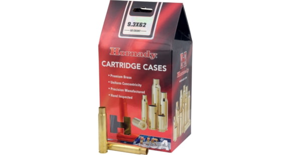 Hornady Rifle Cartridge Cases, 9.3X62, Unprimed, - 1 out of 79 models