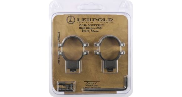 Leupold Dual Dovetail DD Rings, Universal, 1 in, - 1 out of 6 models