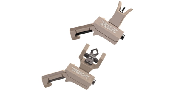 Troy Tritium 45deg Flip Up Offset Sight Set, M4 - 1 out of 2 models
