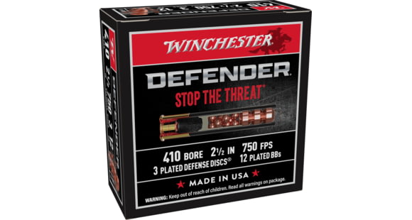Winchester Defender Shotshell 410 Bore 1/4 oz