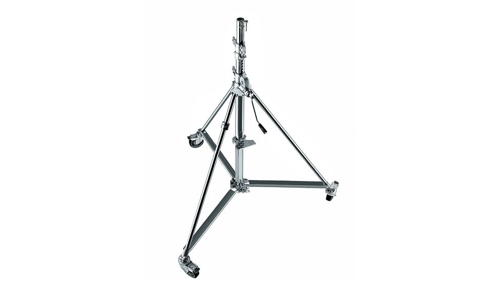 Avenger Super Wind-up Stand W/stainless Steel Base And Braked Wheels ...