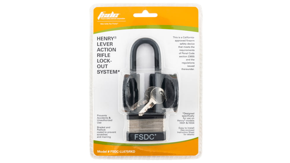 FSDC LL675RKD Lock-Out System Black For Henry Lever Action H001 ...