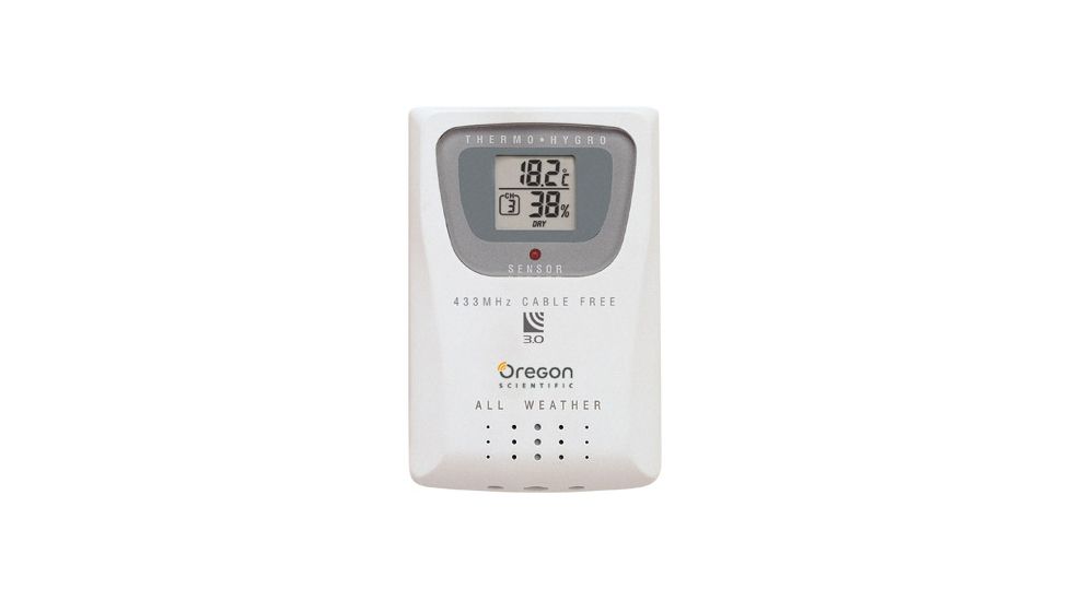 Oregon Scientific THGR810 Thermometer & Humidity Sensor with 10 ...