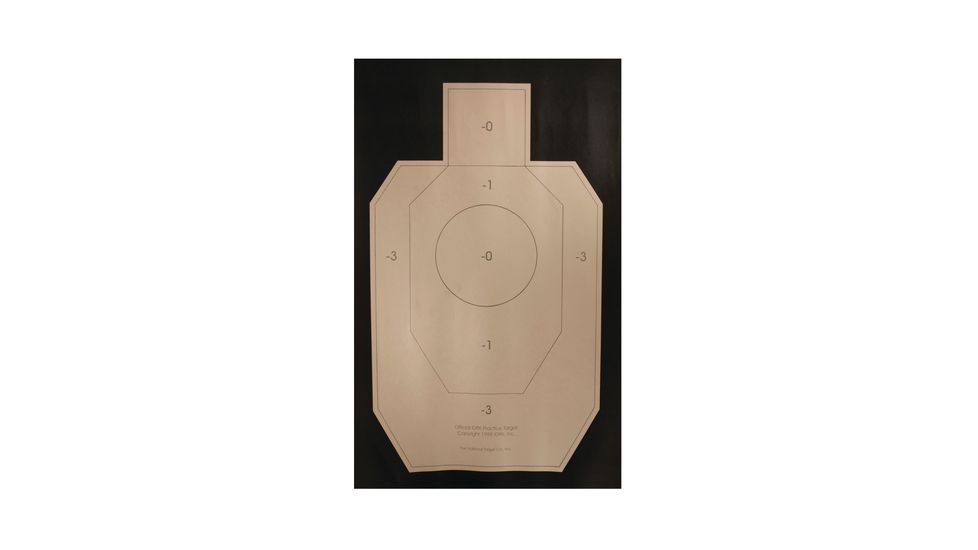 Target Barn IDPA Paper Practice Targets 100 Per Pack IDPA-P | Free ...