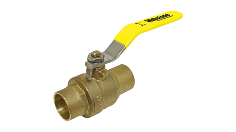 Webstone 51706 Standard Full Port Forged Brass Ball Valve With Chrome ...