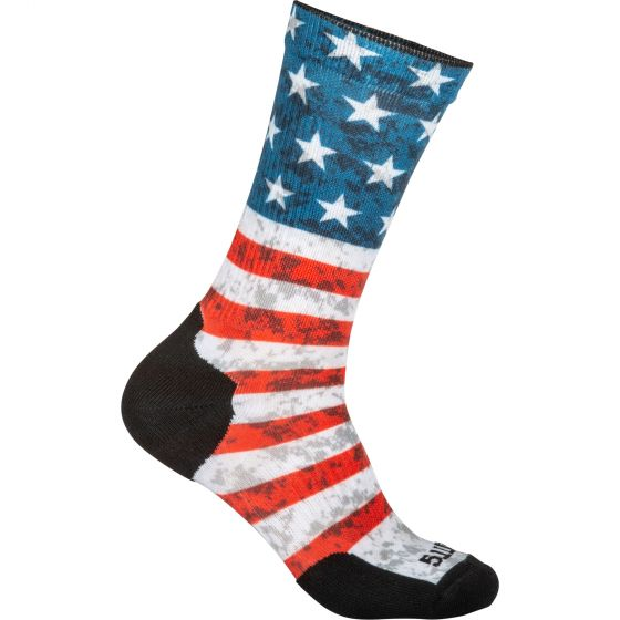 5.11 Tactical Sock & Awe Crew American Flag Review - The Civil War
